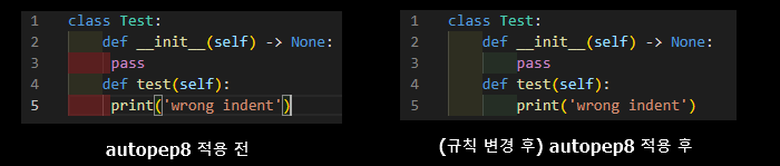 autopep8 설치 및 설정 (VScode) : 자동으로 코딩 컨벤션 따르기 - H-A